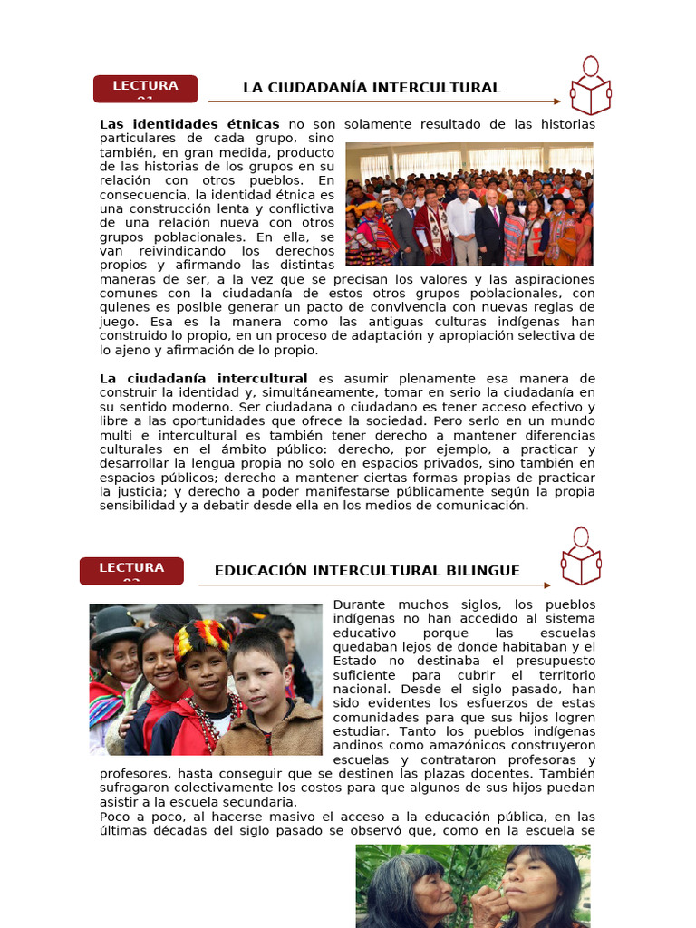Las Identidades Étnicas No Son Solamente Resultado de Las Historias ...