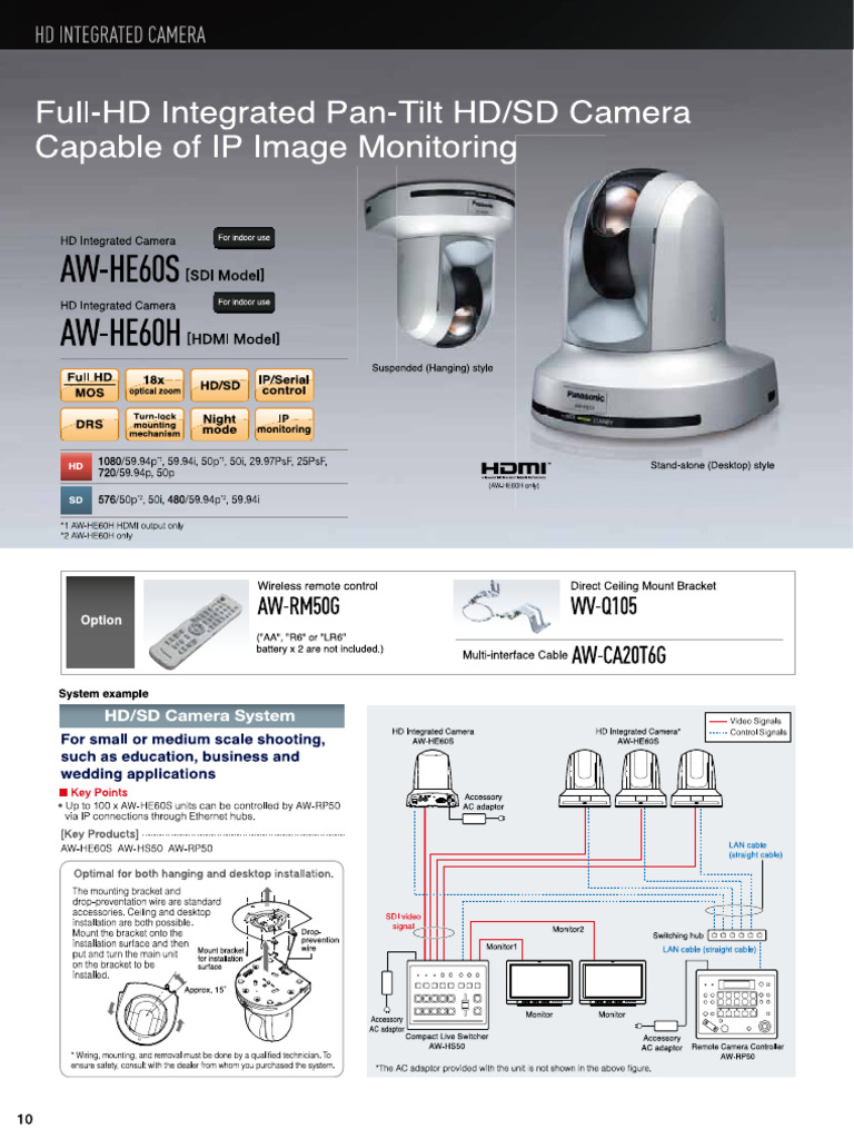 Panasonic Aw He60 Brochure | PDF