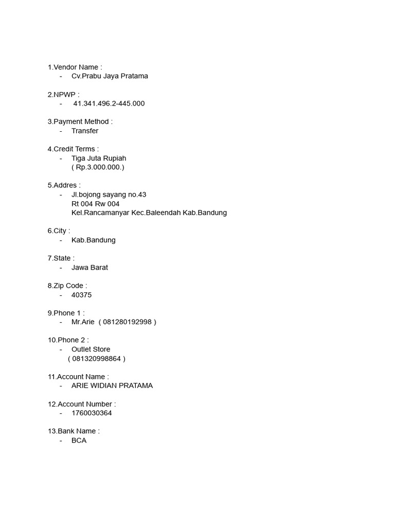 Dokumen Identitas | PDF
