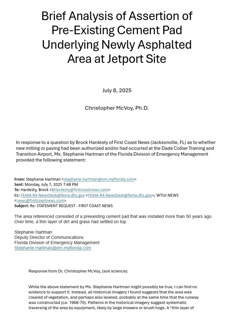 Analysis of Pre-Existing Cement Pad Assertion 7-9-25 | PDF | Mower ...