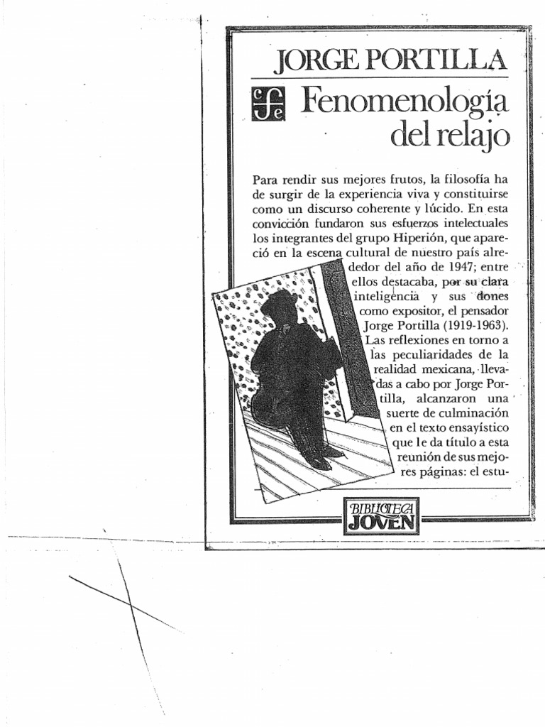 Jorge Portilla Fenomenologia Del Relajo | PDF
