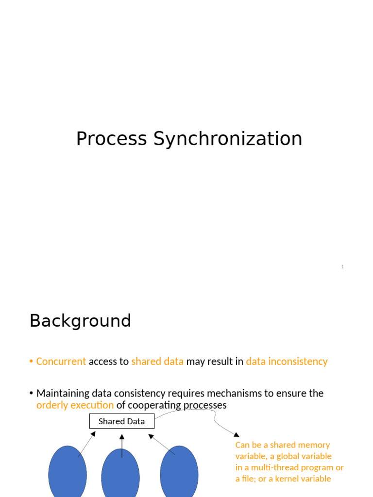 Ch5 Process Synchronization | PDF | Computer Programming | Concurrent Computing