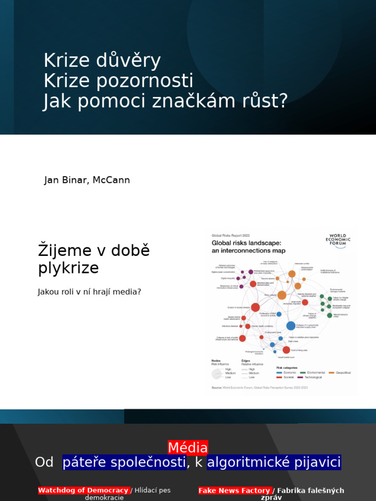 DIGIMEDIA 2025 Prezentace BLOK I Jan Binar | PDF