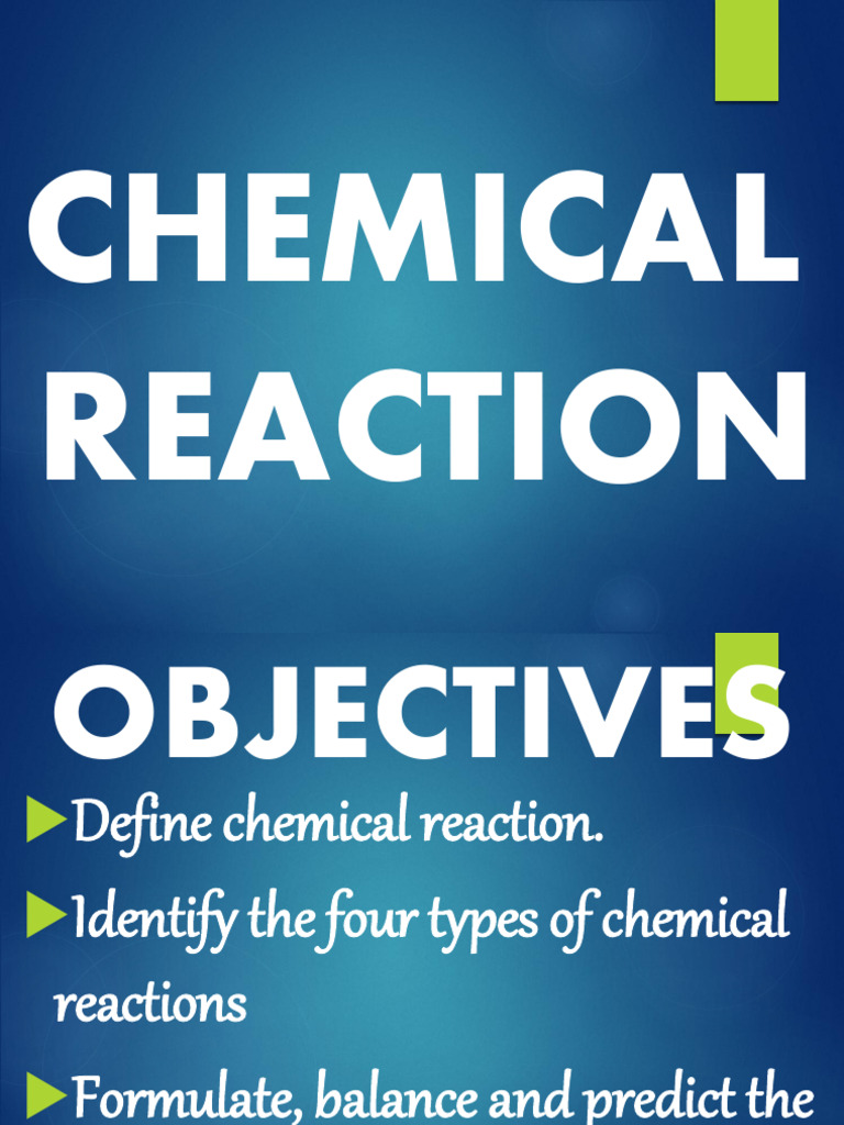 Chemical Reaction | PDF
