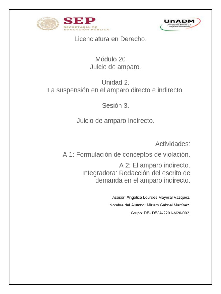 Asesor: Angélica Lourdes Mayoral Vázquez. Nombre Del Alumno: Miriam ...