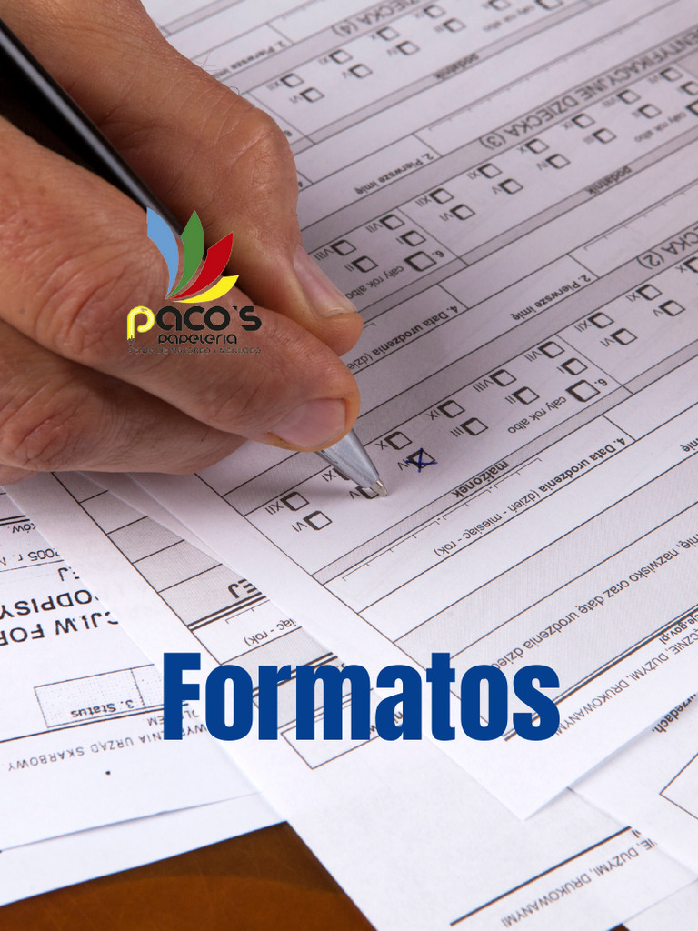 Formatos de Blocks y Hojas de Papel | PDF
