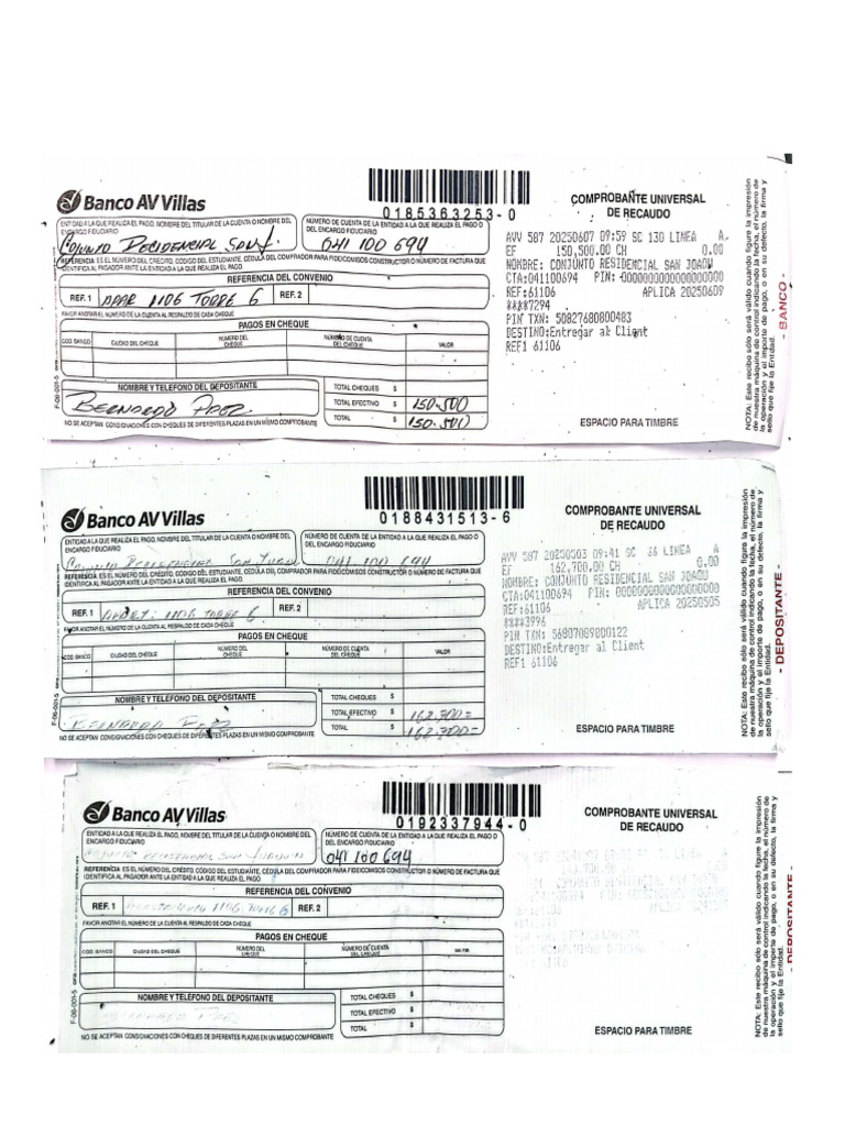 RECIBOS | PDF