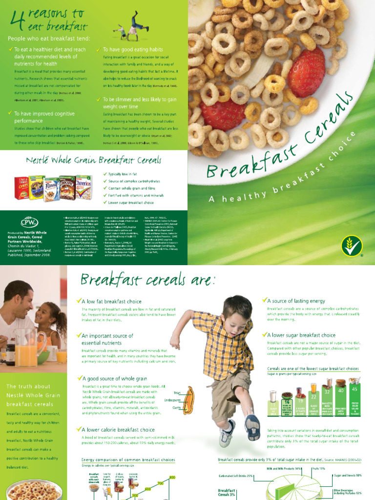 A Healthy Breakfast Choice | PDF