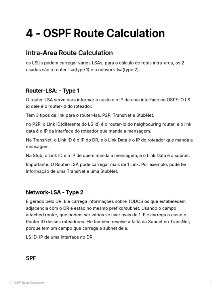 HCIP-Datacom OSPF Route Calculation | PDF | Arquitetura de rede | Protocolos de rede