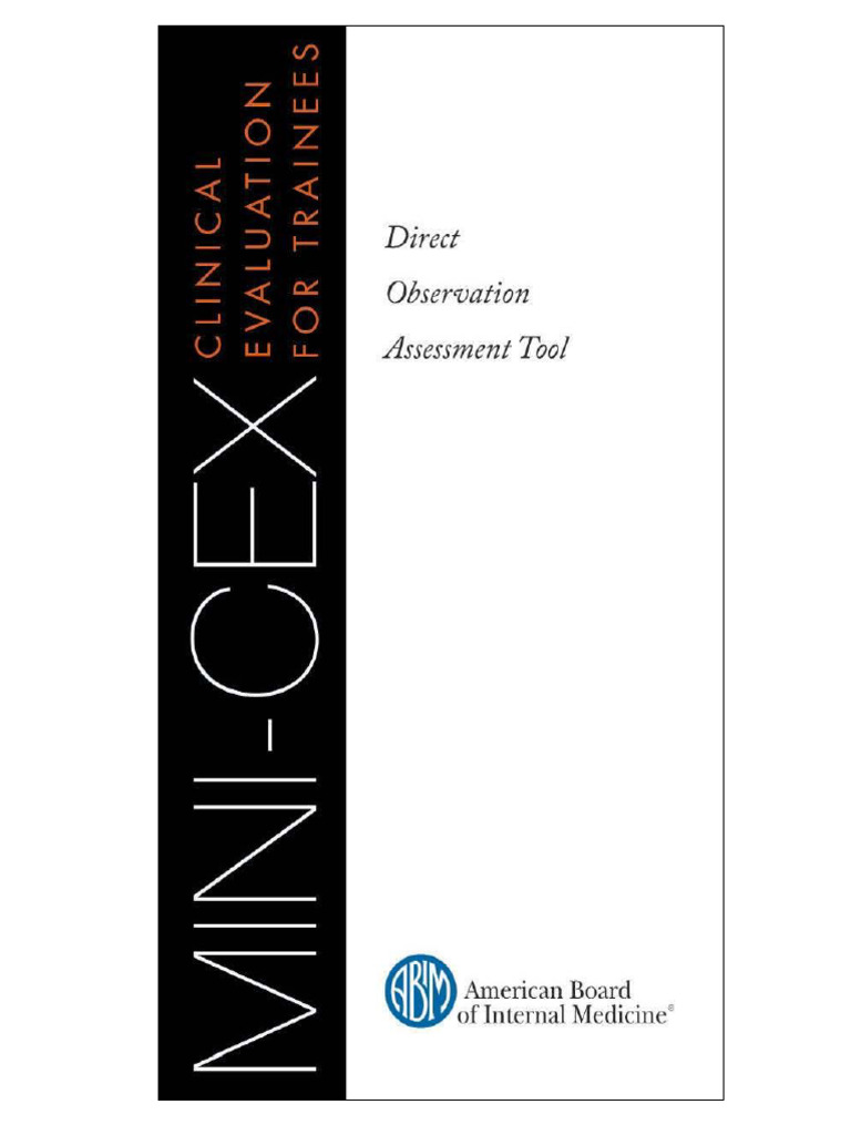 Mini-Cex American Board | PDF