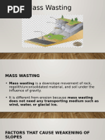 Types of Mass Wasting Explained | PDF | Erosion | Soil