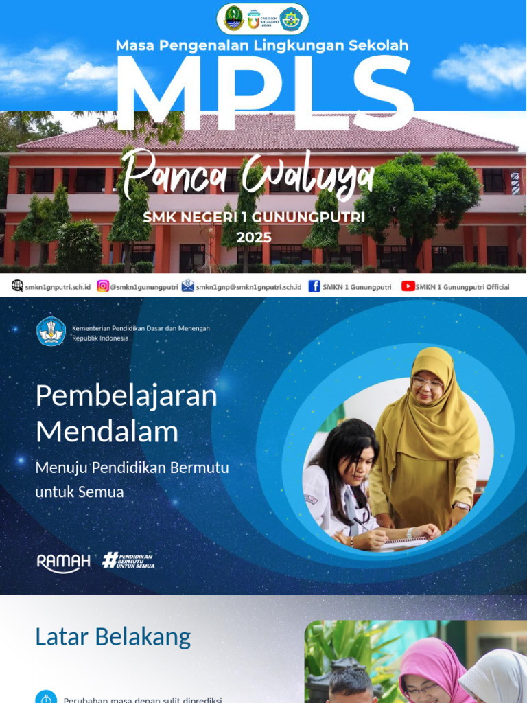MATERI MPLS DAY 1 Deep Learning Dan 8 Dimensi Kompetensi Lulusan | PDF
