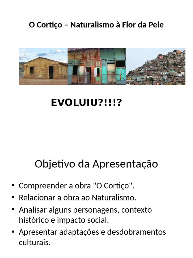 O Cortiço Apresentacao | PDF