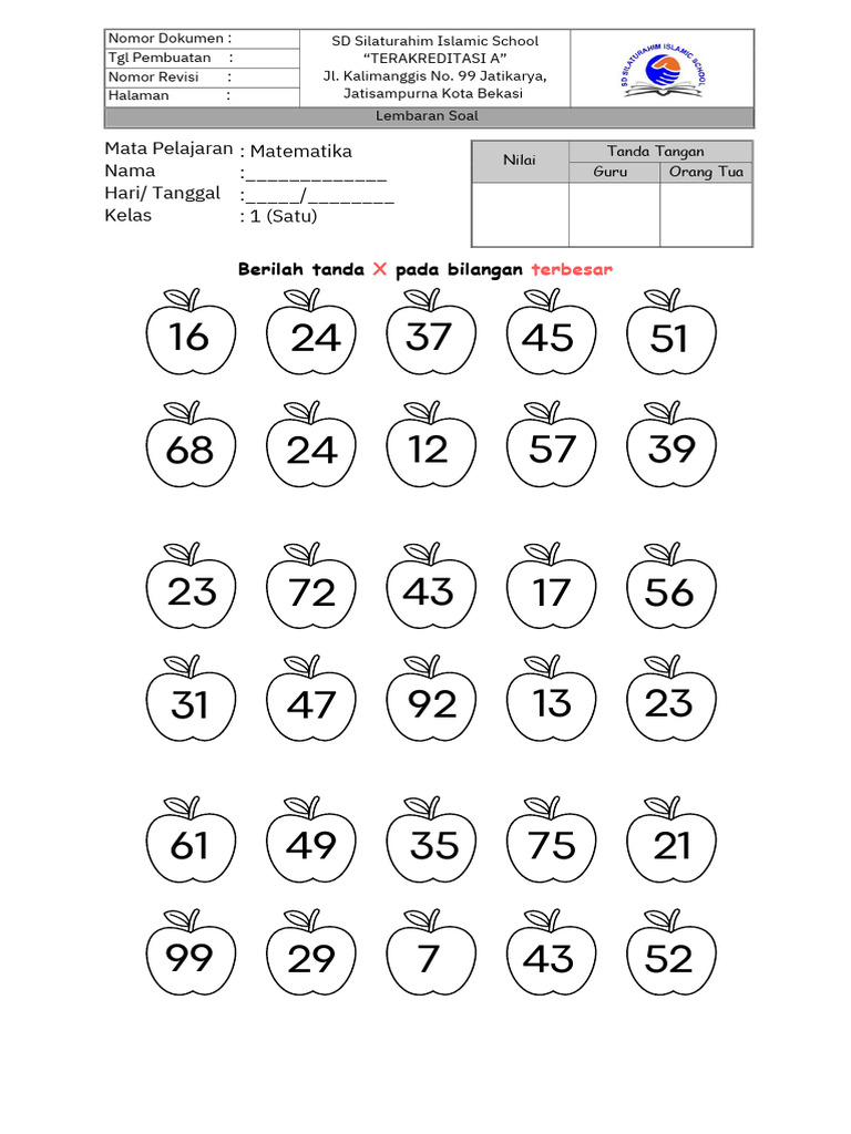 Bilangan Terkecil Dan Terbesar PDF | PDF