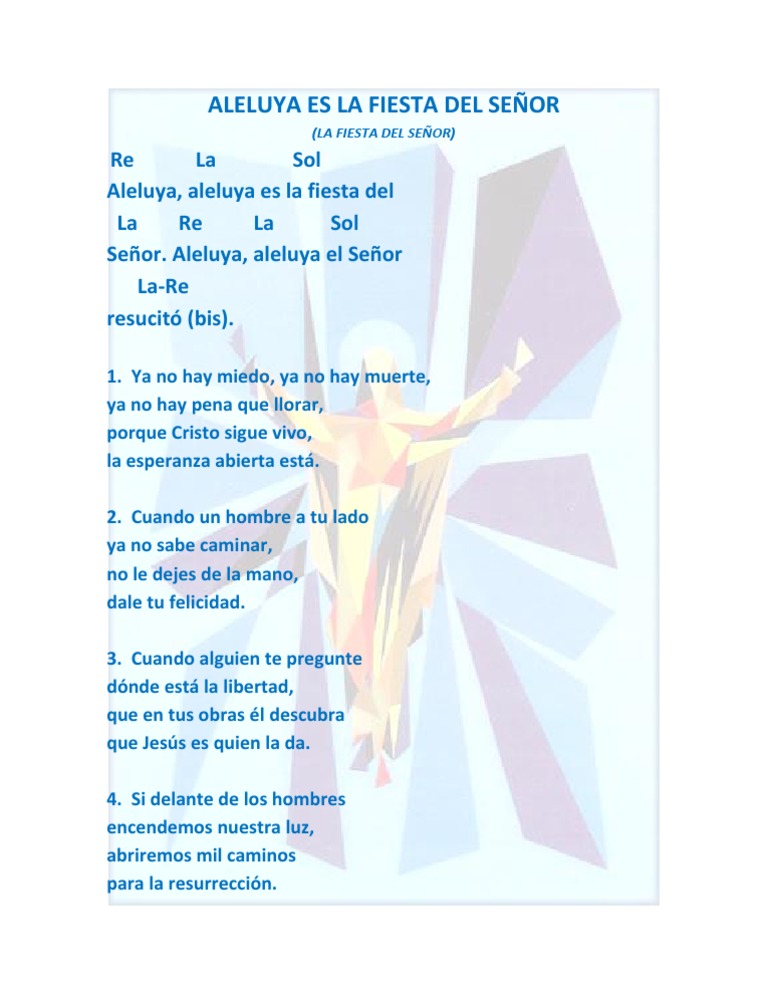 Aleluya: La Fiesta del Señor | PDF | Religión y creencia