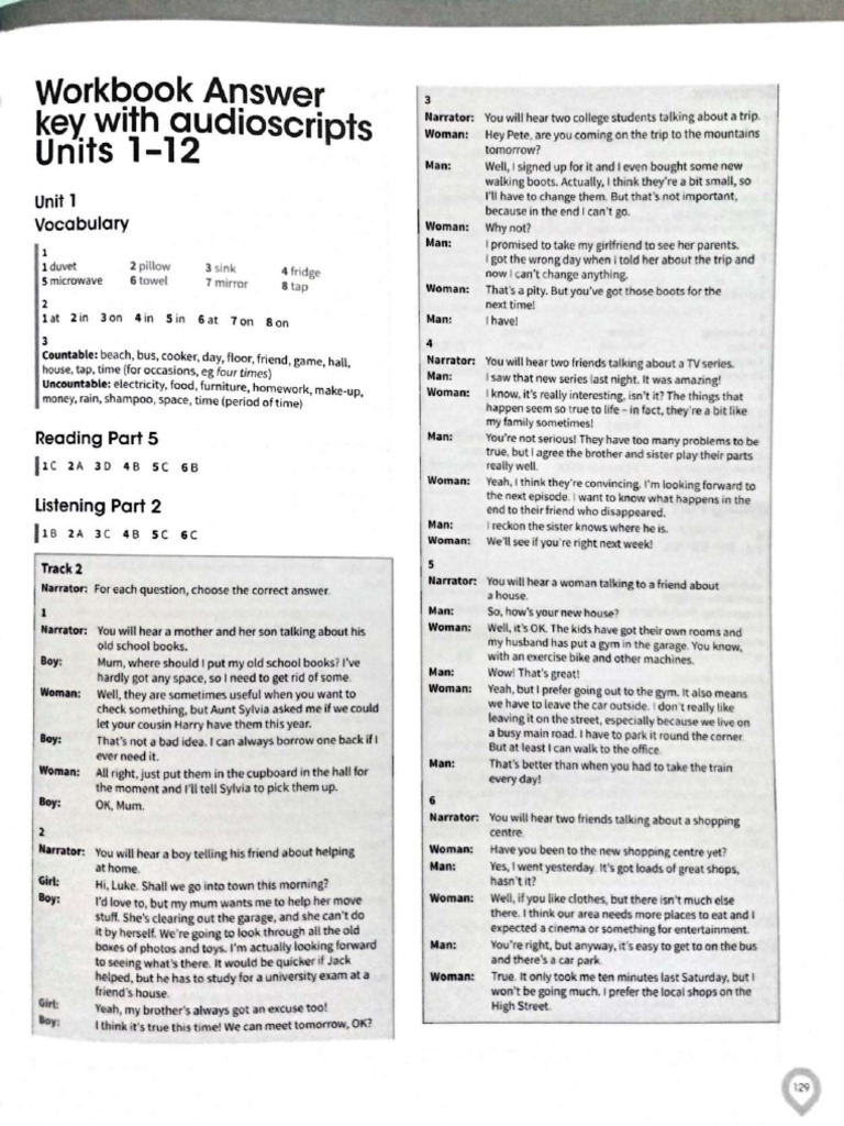 Complete WB Answer Key | PDF
