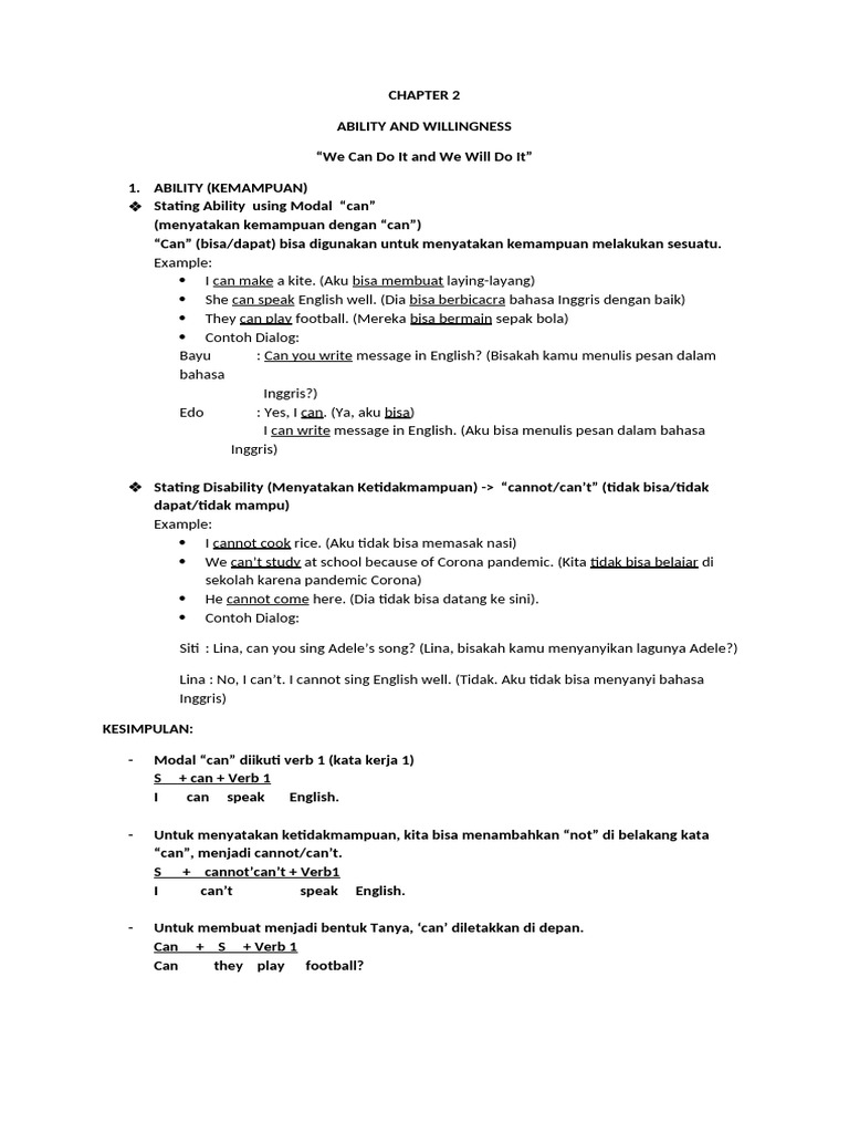Chapter 2 Ability | PDF