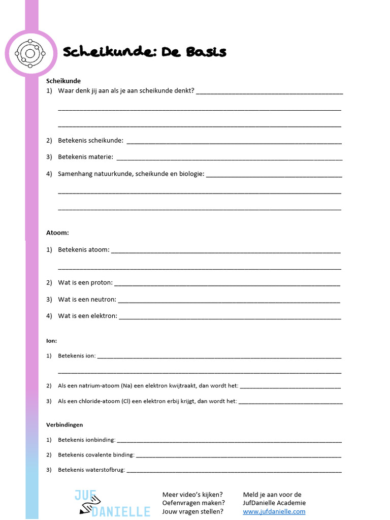 SV Scheikunde de Basis | PDF