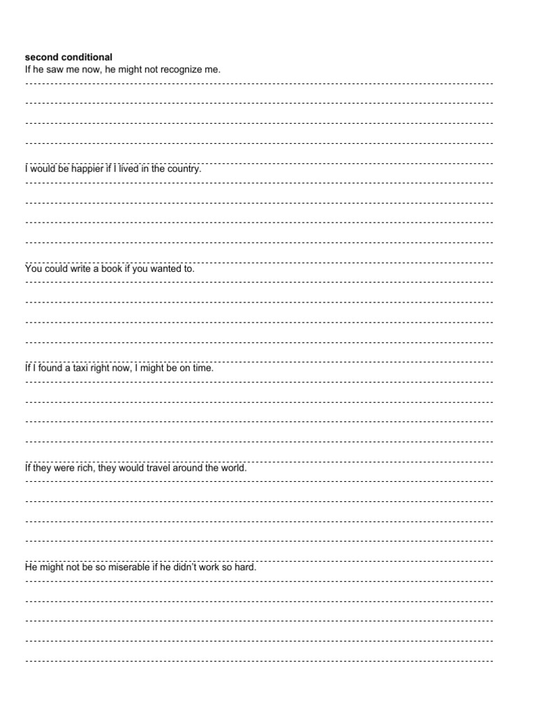 English Grammar - Second & Third Conditional | PDF | Chess Openings | Chess Theory