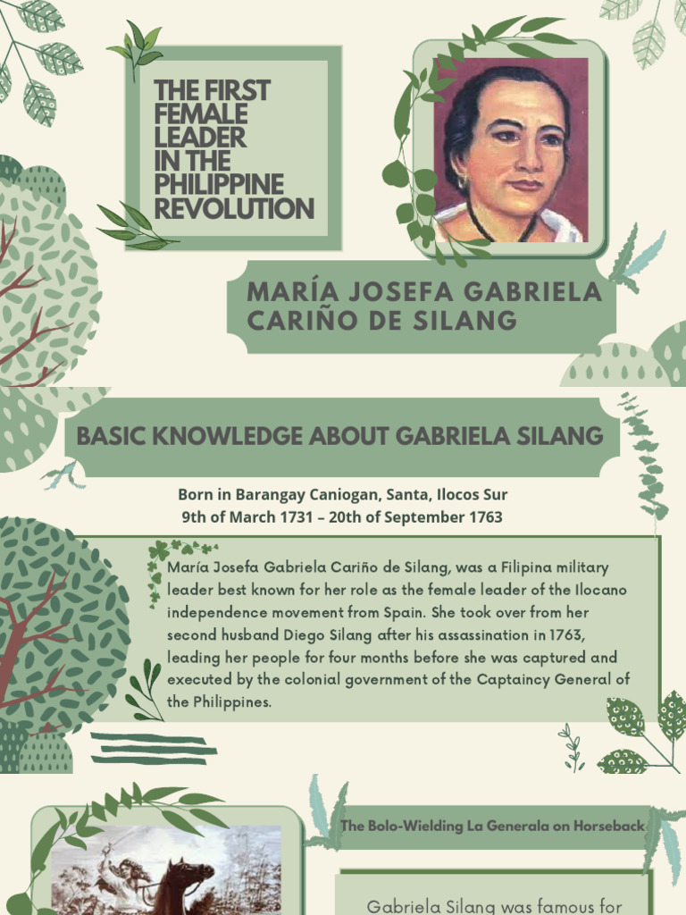María Josefa Gabriela Cariño de Silang | PDF