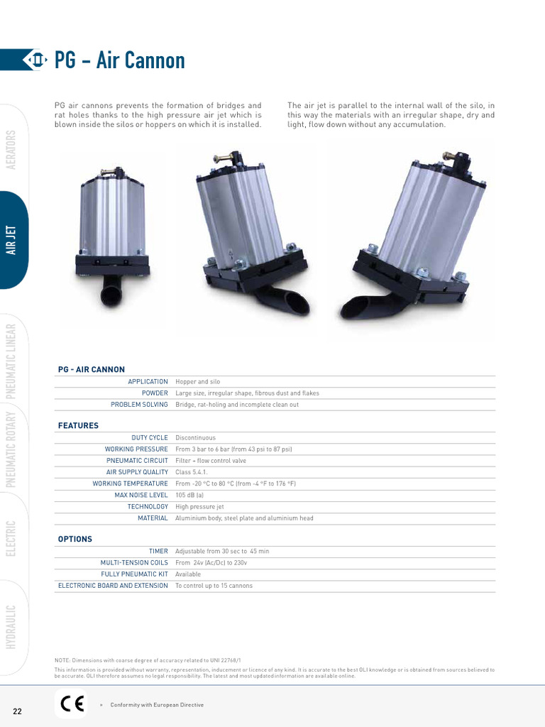 Air Cannons for Silo Bridging Solutions | PDF | Mechanical Engineering ...
