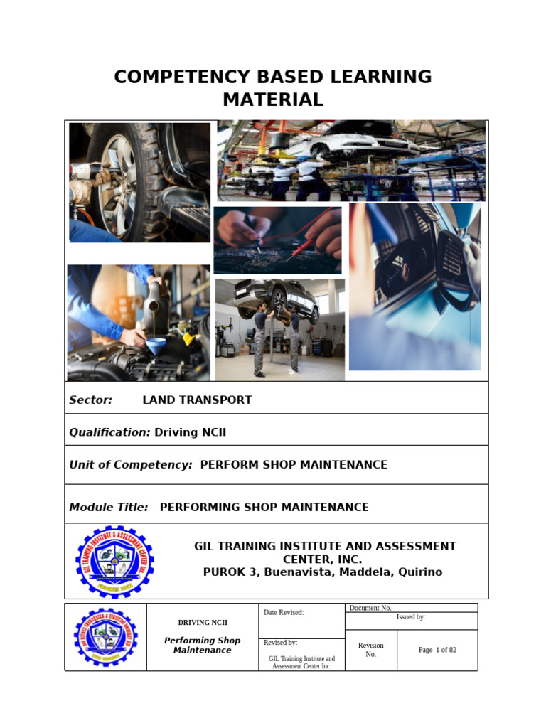 Cblm-Common #6 Perform Shop Maintenance | PDF | Solubility | Solvent