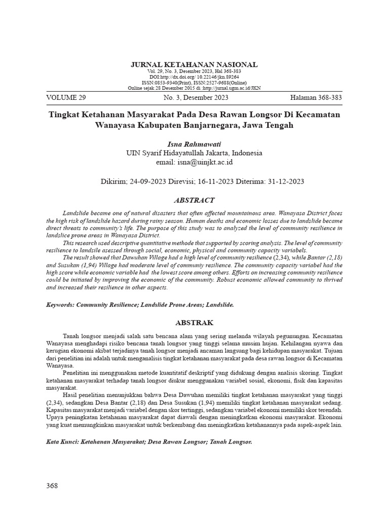 Gunung Rawan Longsor | PDF