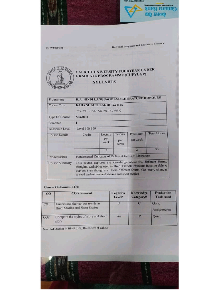 Disha Studycircle Ksuzgc Fyugp Hindi History Syll | PDF