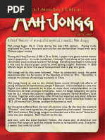 American Mah Jongg Cheat Sheet | PDF