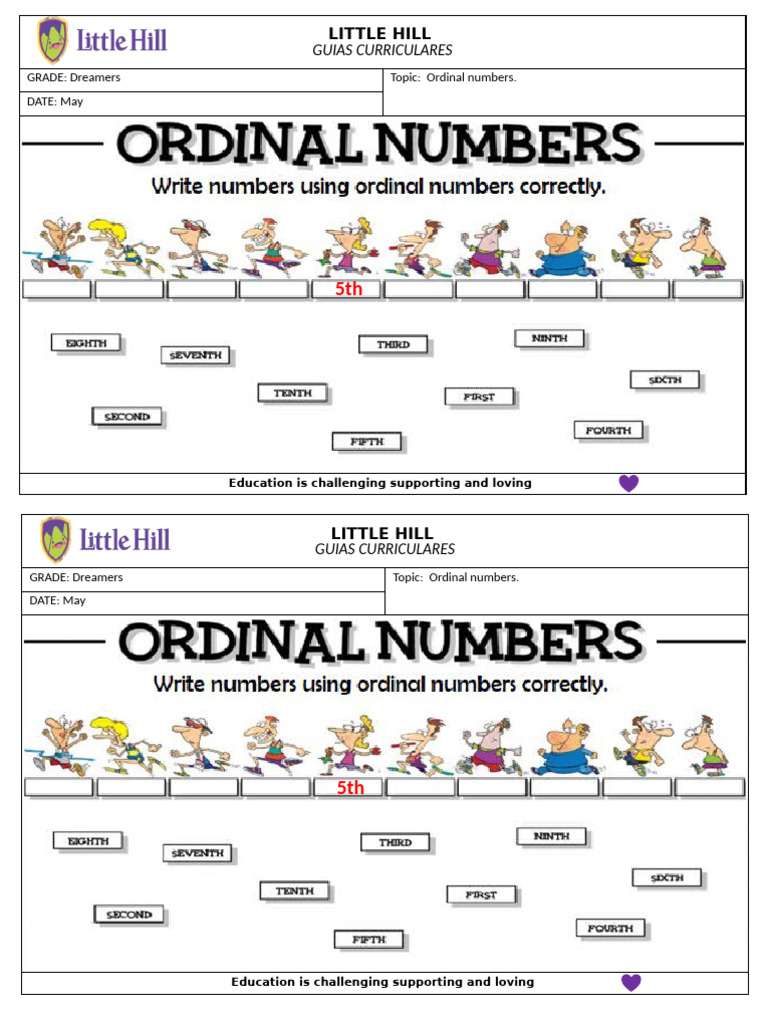 Ordinal Numbers | PDF