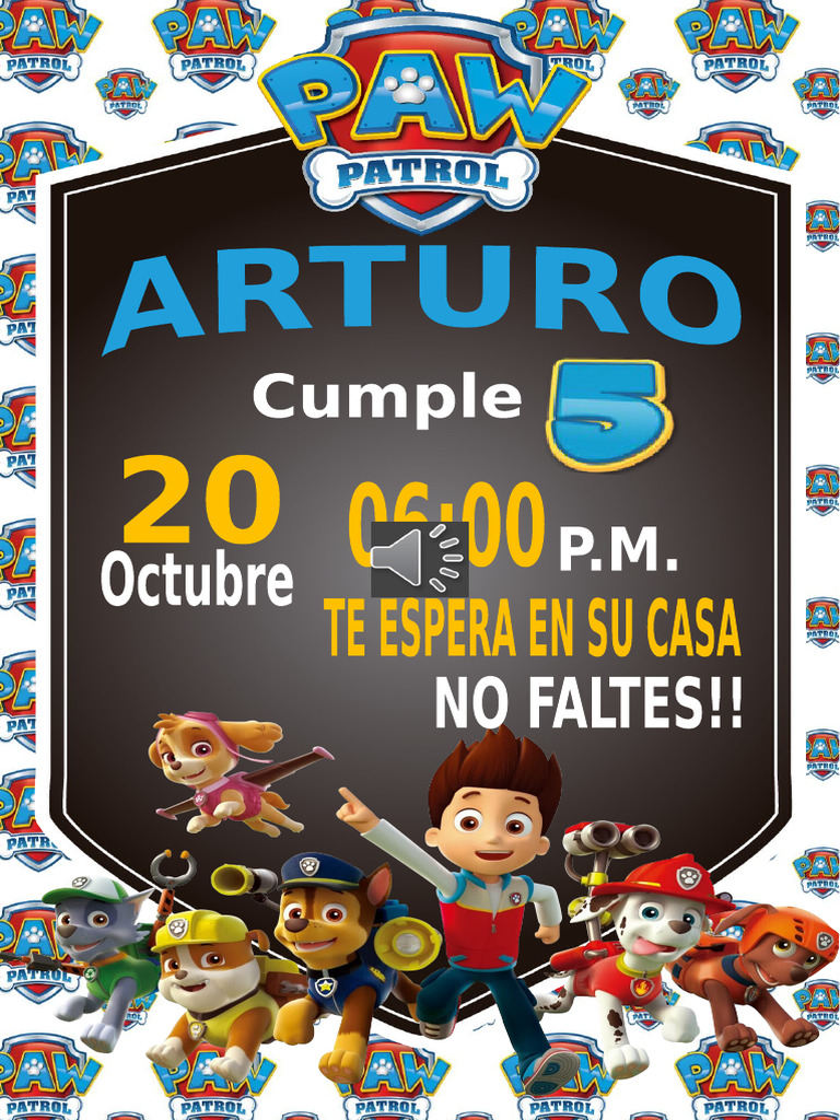 Paw Patrol - PPTX Versión 1 | PDF
