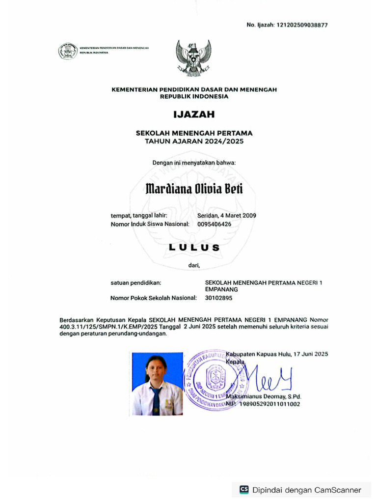 Mardiana Olibia Beti | PDF
