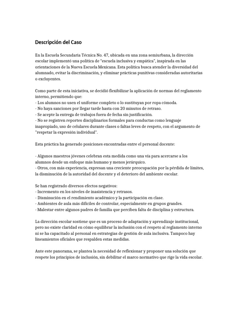 Problemática Escolar | PDF