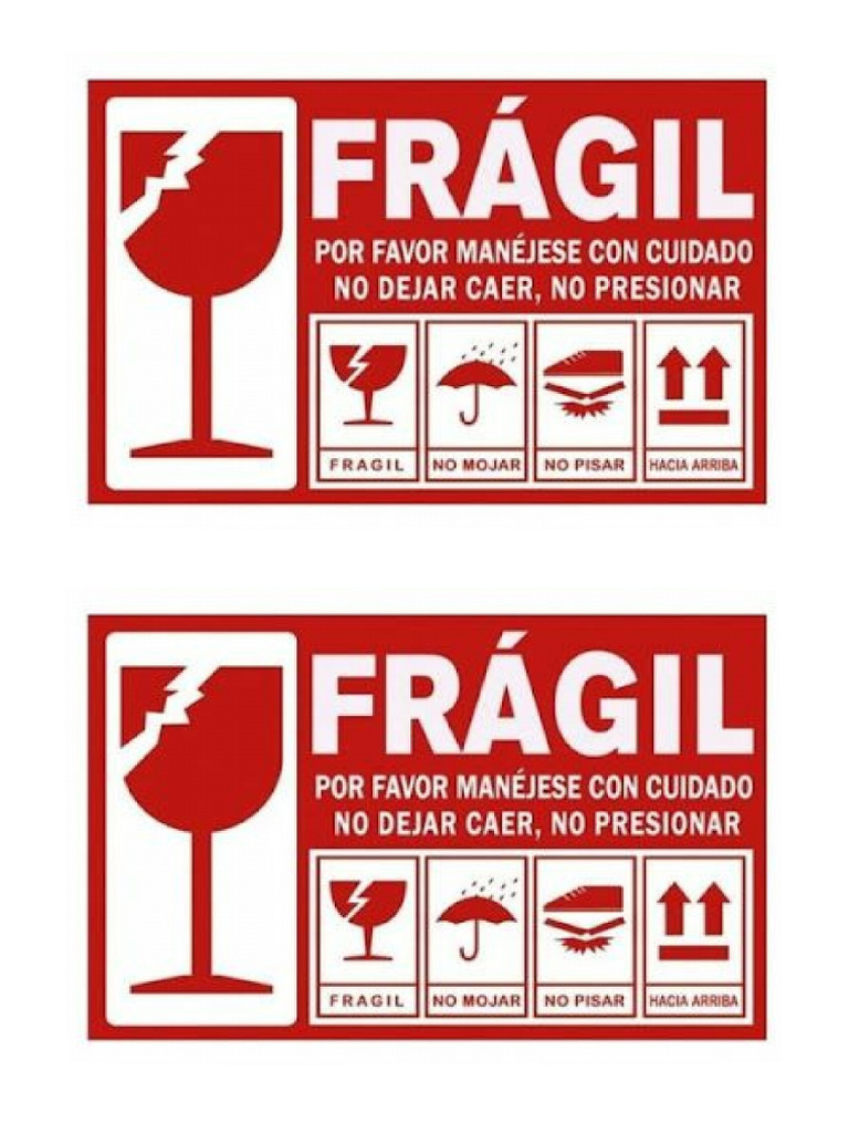Etiqueta FRAGIL | PDF