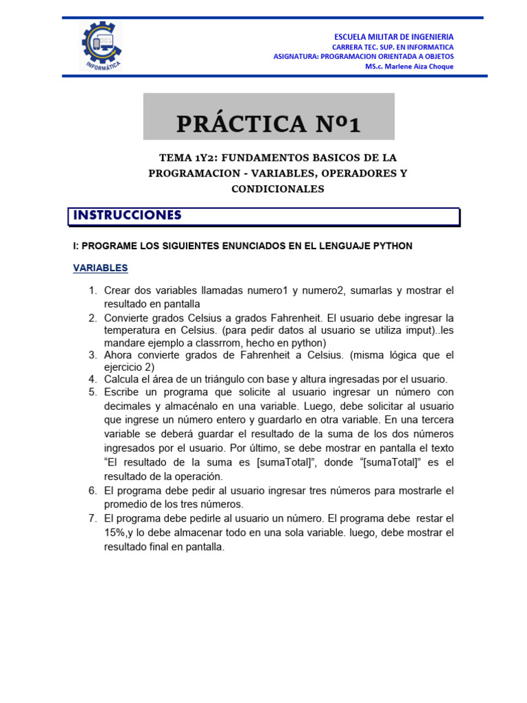 Ejercicios Propuestos e | PDF | Lenguaje de programación | Ingeniería de software