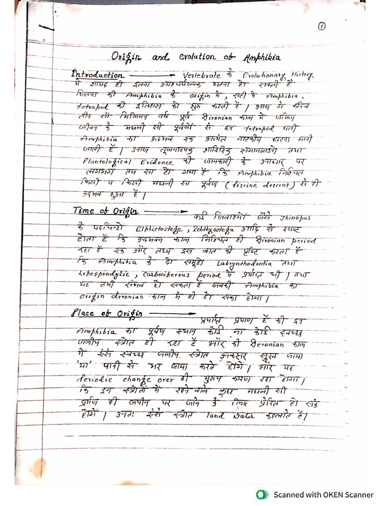 Origin and Evolution of Amphibia | PDF