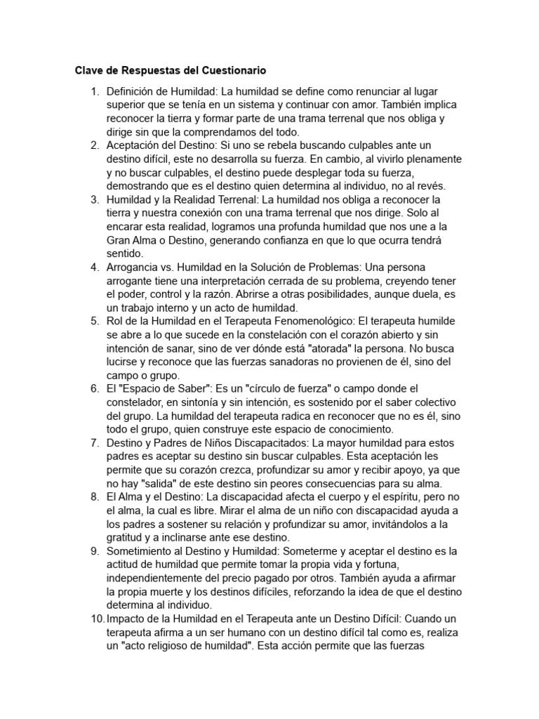 Humildad y Aceptación del Destino | PDF | Amor | Alma