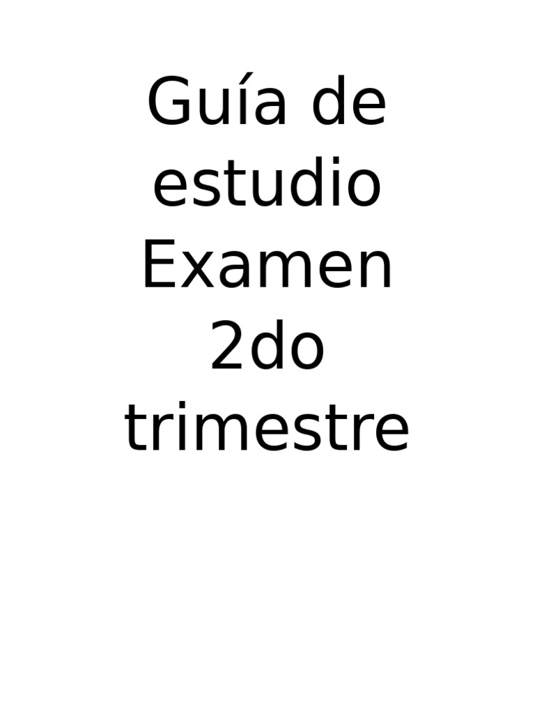 GuÃ - A de Estudio 2do Trimestre | PDF | Adverbio | Correo