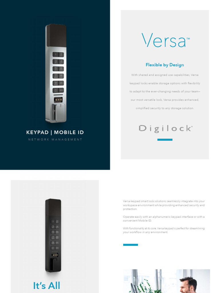 Versa Keypad Lock Solutions Overview | PDF | Computing