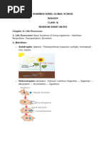 Class 10 Biology Notes | PDF | Reproduction | Biology