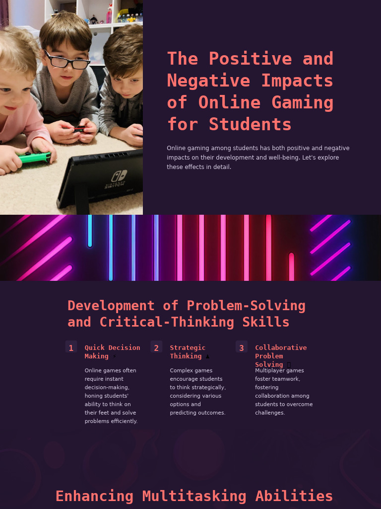 Impacts of Online Gaming on Students | PDF | Creativity | Behavioural ...