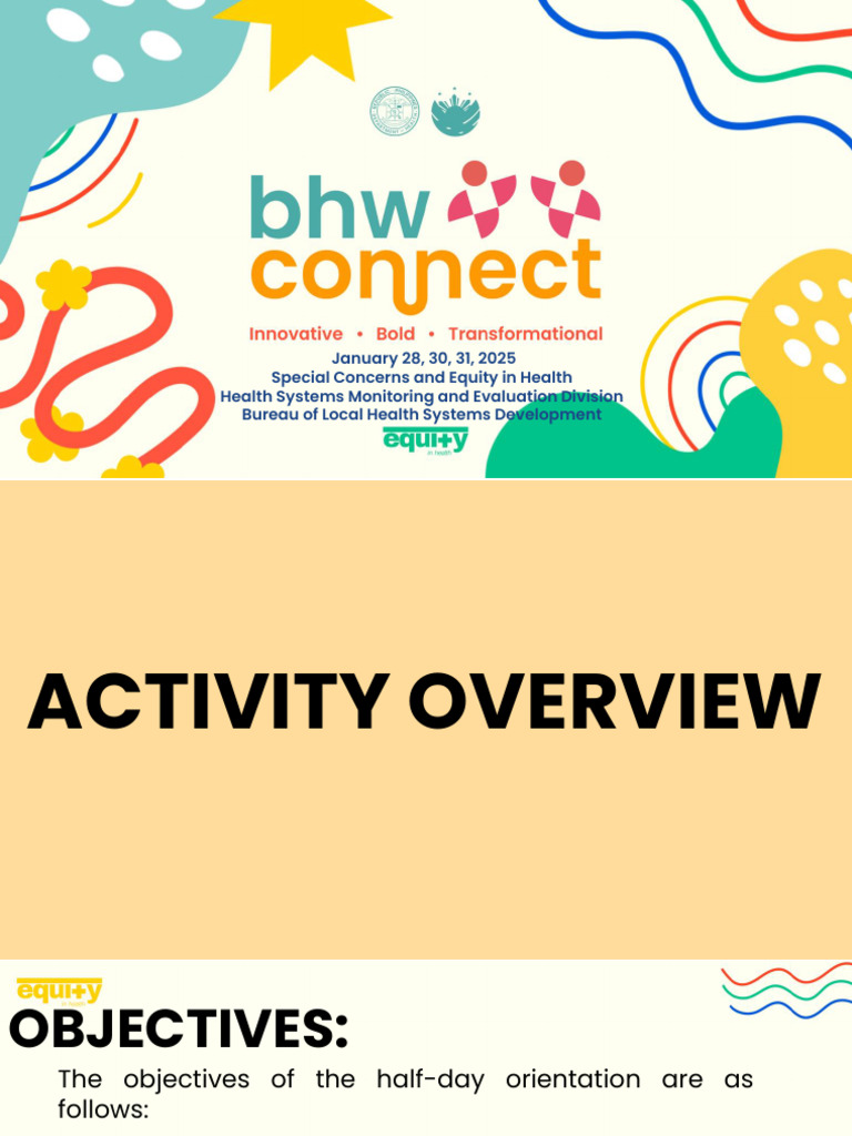 2025 Orientation BHW CONNECT Slide Deck | PDF