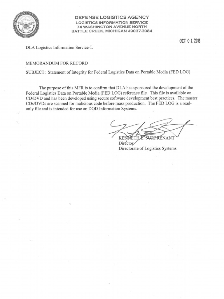 Software Integrity Statement | PDF