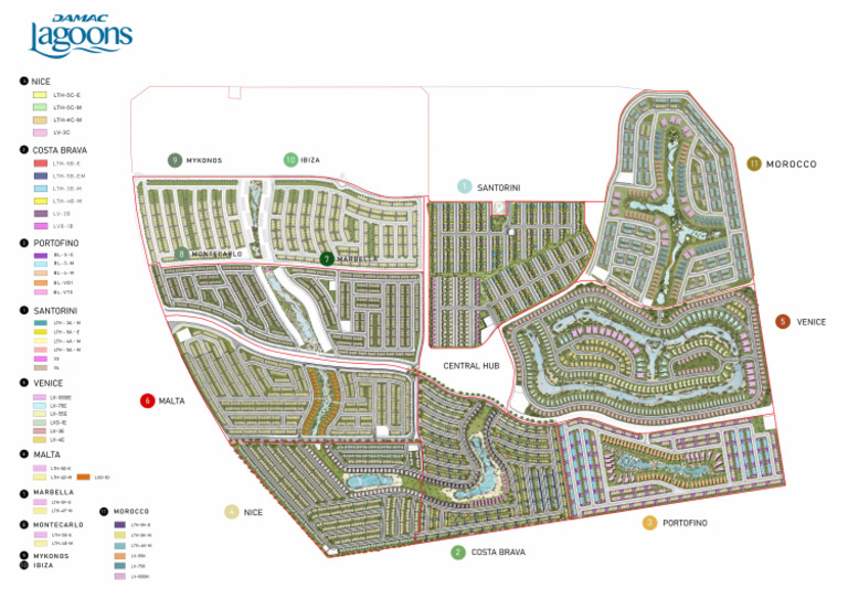 Damac Lagoons Master Plan | PDF