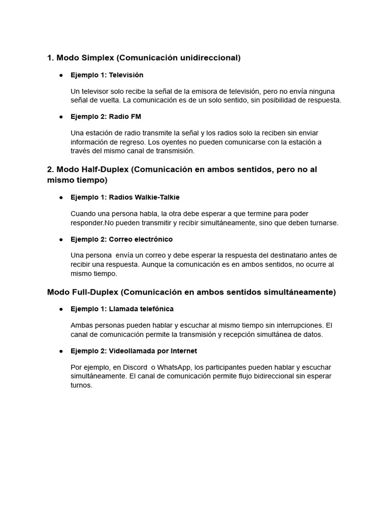 Modos de Trasmisión-SCA | PDF