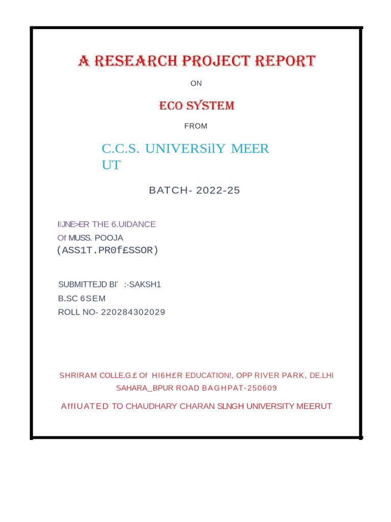 Sakshi B.Sc. Project Submission 2022-25 | PDF