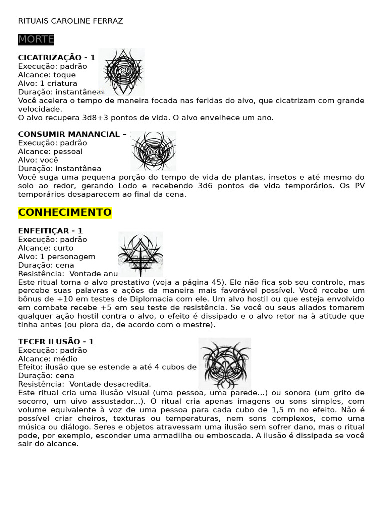 Rituais Caroline Ferraz | PDF