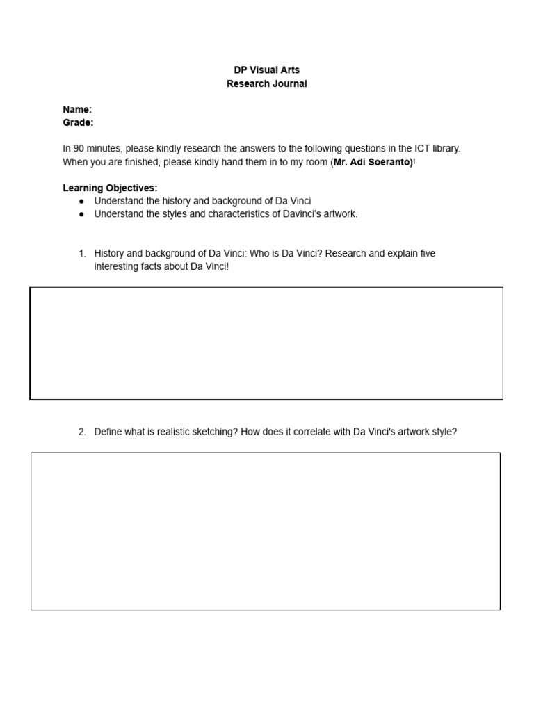 DP Visual Arts | PDF