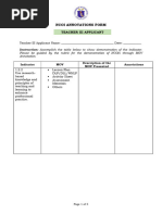 Ncoi Annotations Form For Teacher III Applicant | PDF | Learning ...