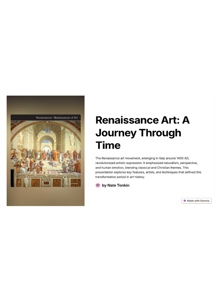 Open Renaissance | PDF
